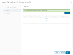Enable vLCM in VxRail Cluster – make IT work